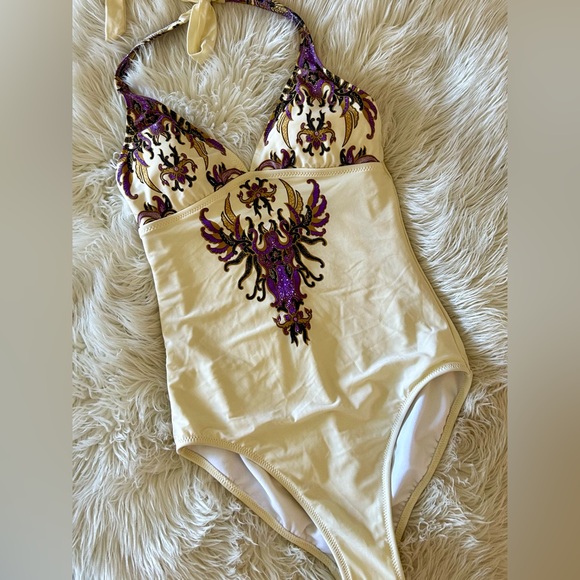 Red Carter | Swim | Anthropologie Red Carter One Piece Halter Bathing ...